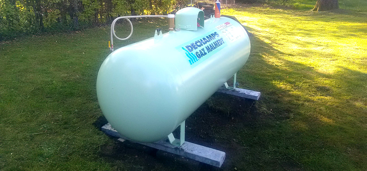 Installation de citernes au gaz chez le particulier